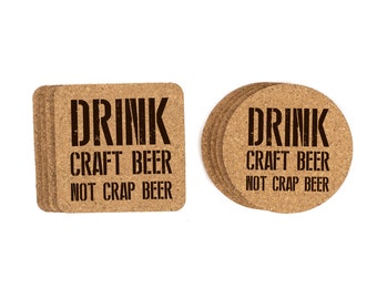 Craft Beer Coasters - Etsy