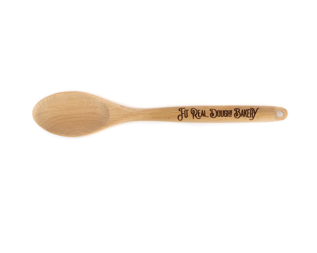 Your Business Logo Custom Personalized Engraved Wood Spoon | Client ...