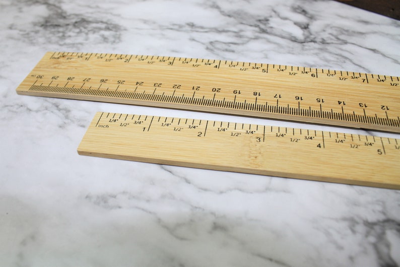 You Rule Personalized Rulers 6 or 12 Bamboo Ruler - Etsy