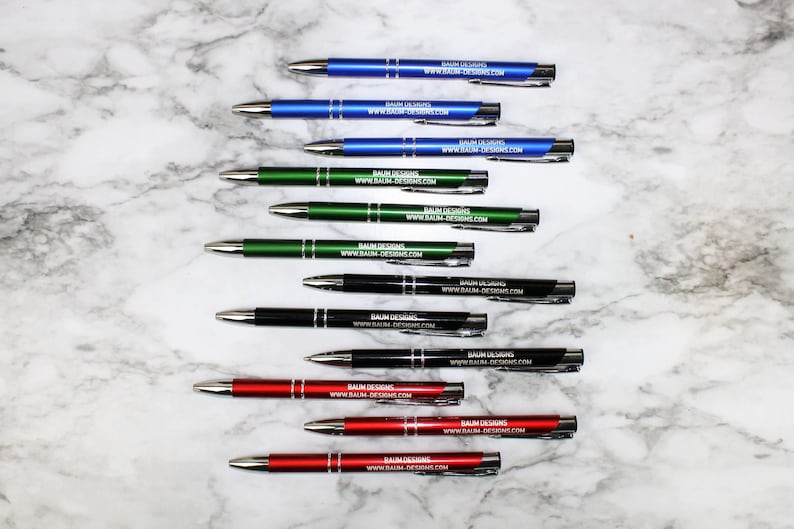 Personalized Business Pens Bulk Custom Text Order Marketing - Etsy