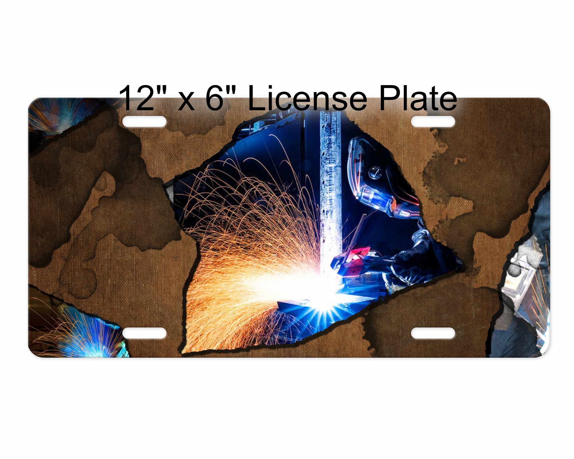 Canvas Weld License Plate Template Sublimation Waterslide - Etsy
