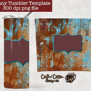 Maroon Label Patina 30oz Skinny Tumbler Template, Sublimation ...