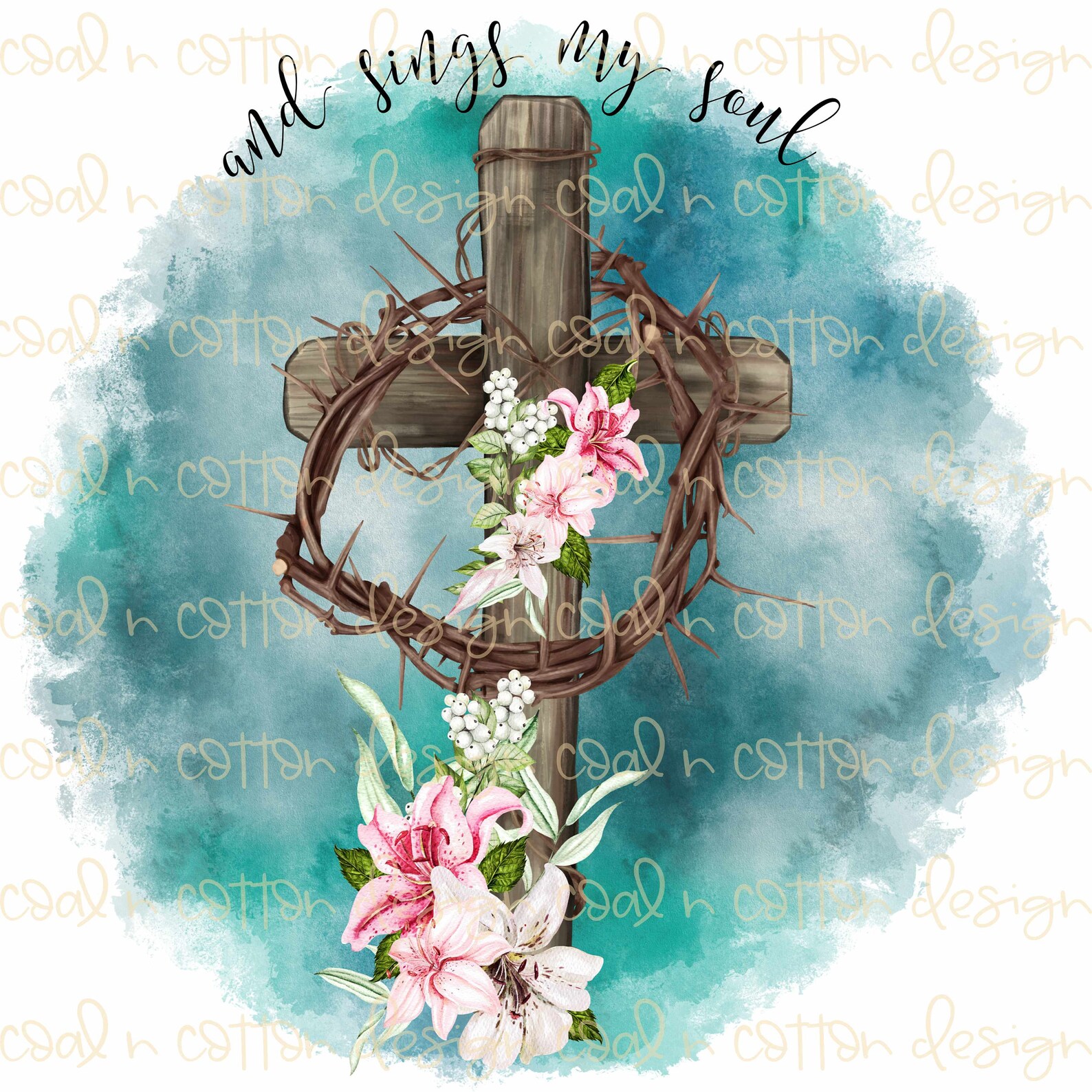 Inspirational Cross With Flower and Wings Watercolor Cross - Etsy
