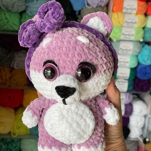 Sheba Inu and Cheeks the Hamster Plush Crochet Pattern Low Sew - Etsy