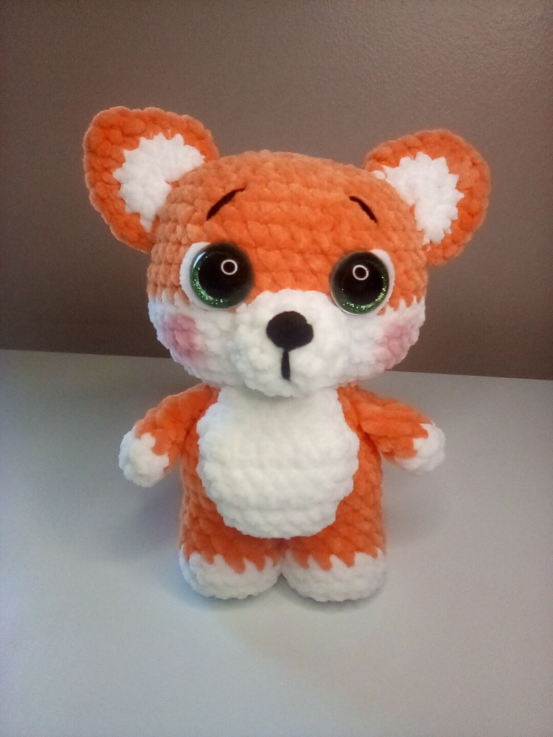 Felicity Fox Plush Crochet Pattern Low Sew - Etsy