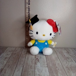 2025 Hello Kitty Graduate With Black Cap and Diploma Plush Crochet ...