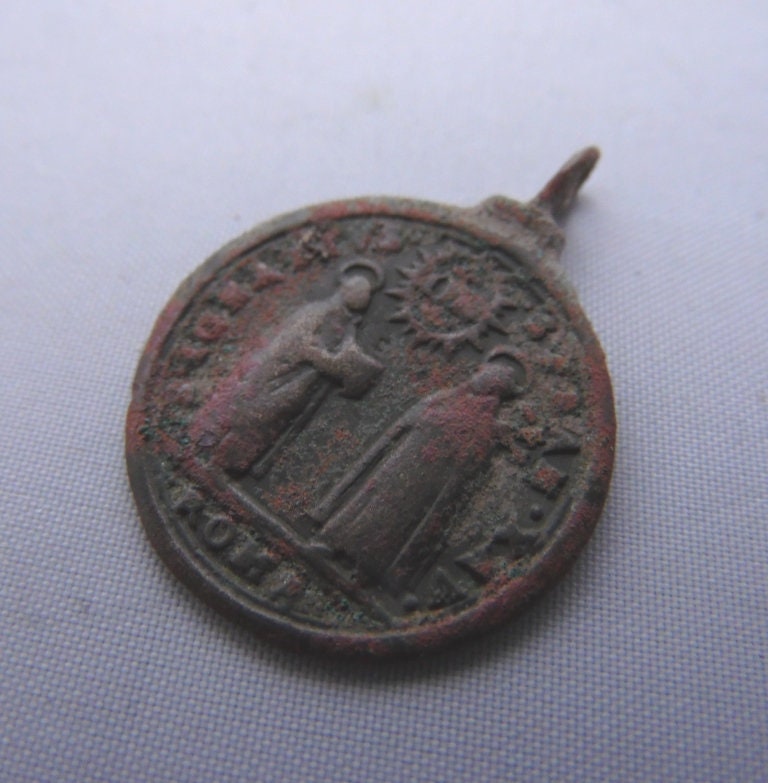 Very Rare medallion 17th Century the Five Saints IHS | Etsy