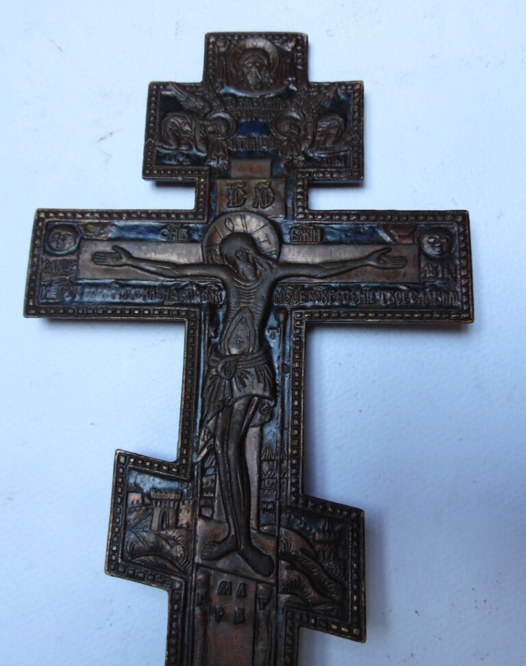 Old Russian Orthodox Icon Big Cross صليب | Etsy