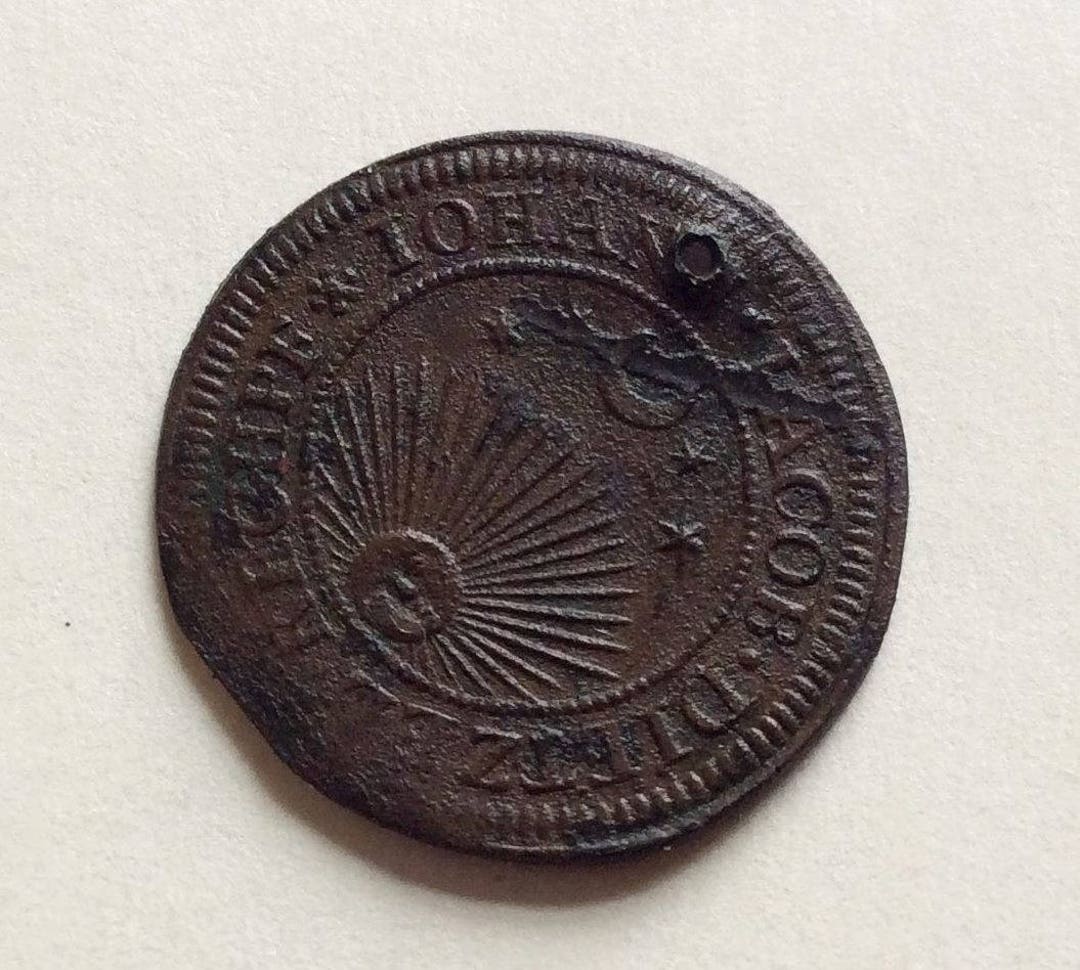 ANTIQUE GERMAN JETON IOHAN JACOB - Etsy