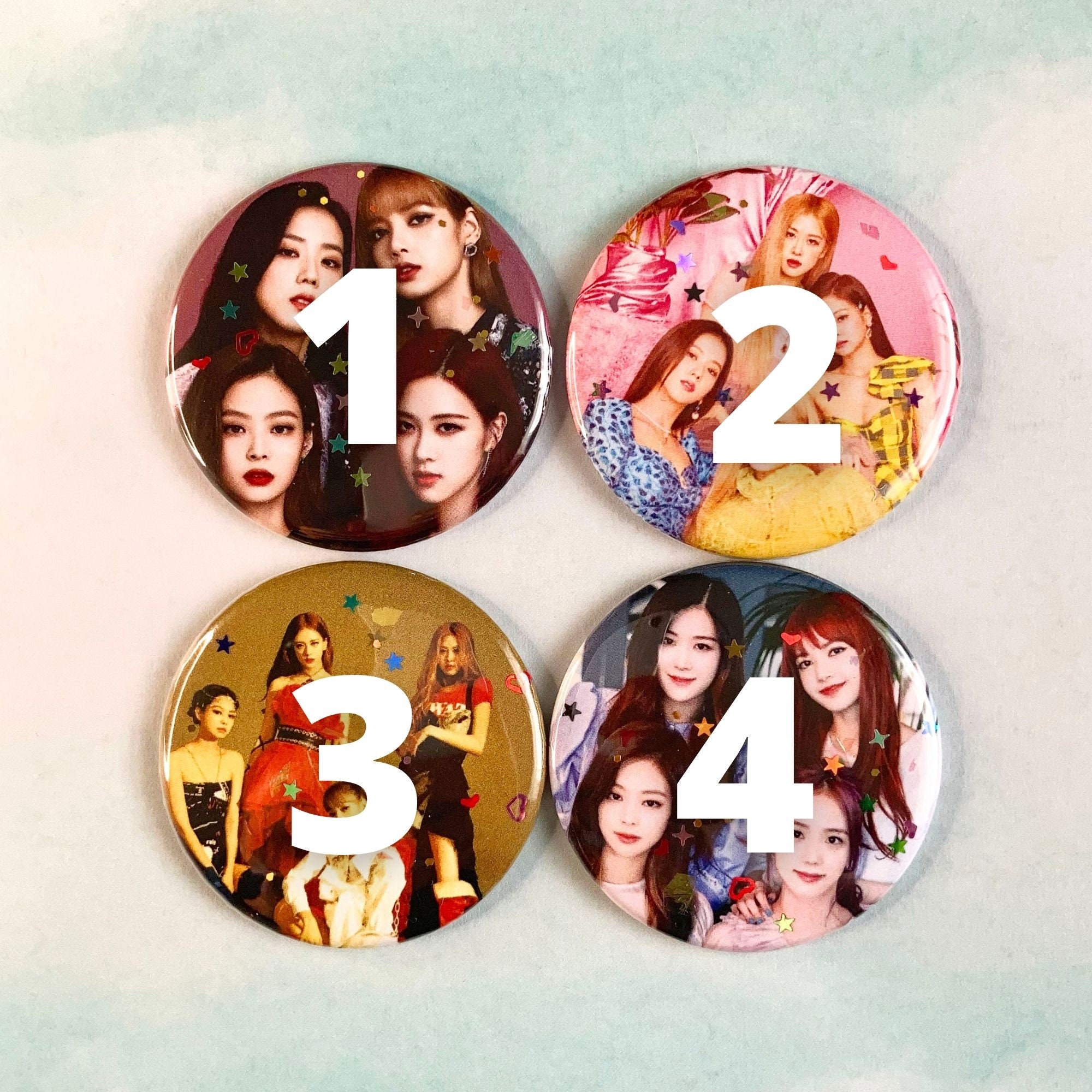 Kpop Blackpink Merch KPop Pins Positive Pins Blackpink | Etsy