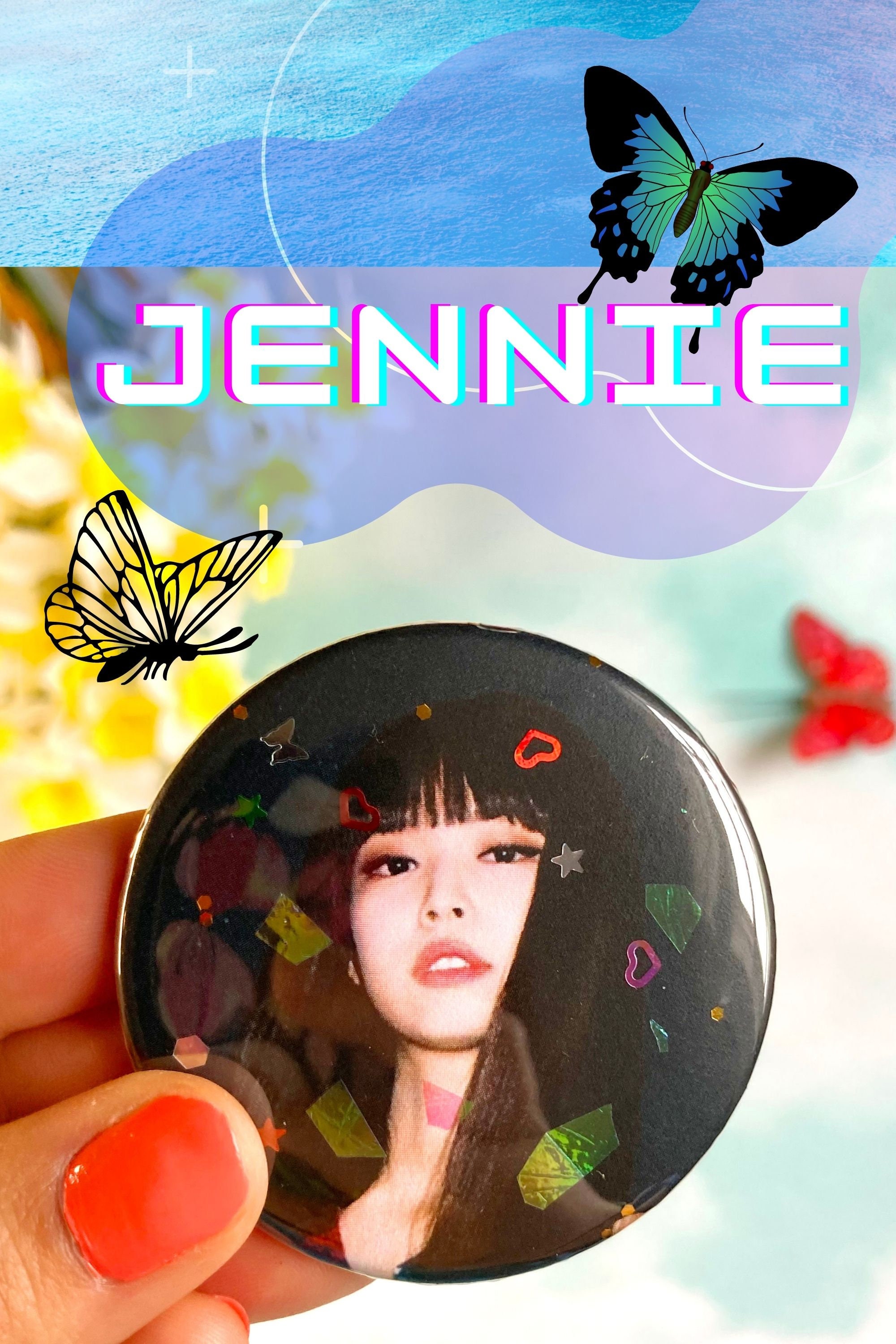 Kpop Blackpink Merch KPop Pins Positive Pins Blackpink | Etsy