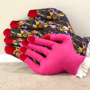 Hand Pillow Sewing Pattern PDF - Throw Pillow PDF Pattern - Digital ...