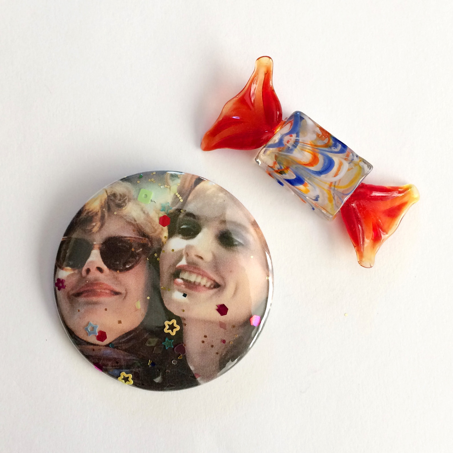 Best Friend Magnet - Thelma and Louise Pinback Magnet - 2.25" Pinback ...