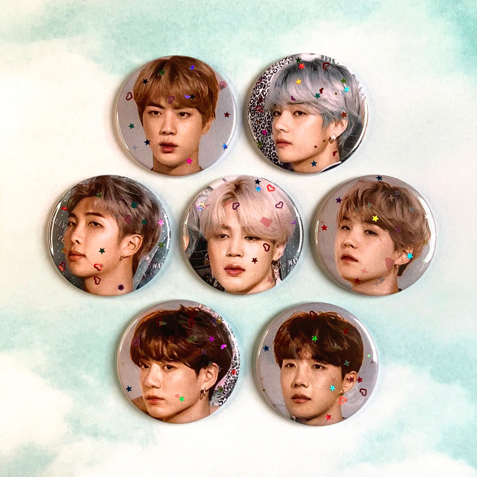 BTS Merch Kpop Magnets BTS Refrigerator Magnets 2.25 | Etsy