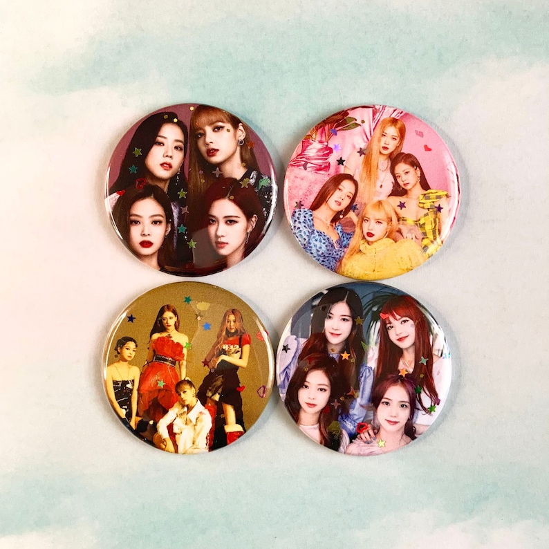 Kpop Blackpink Merch Kpop Pins Positive Pins Blackpink - Etsy