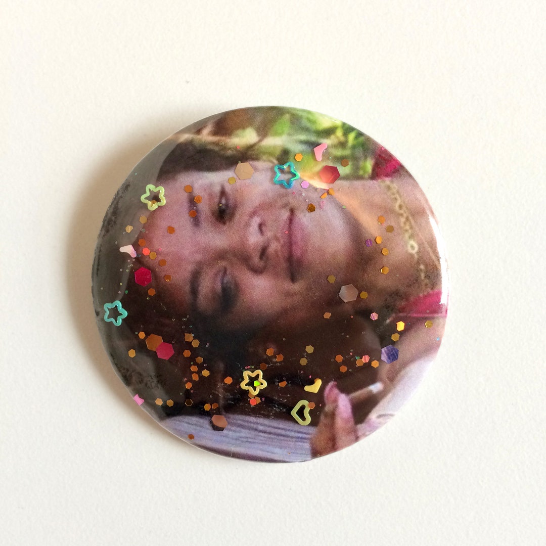 Bad Girl Riri Rihanna Glitter Button - 2.25" Buttons - Birthday Gift ...