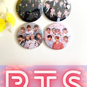 BTS Merch Kpop Magnet - BTS Fridge Magnets - Bangtan Boys Kpop - 2.25 ...