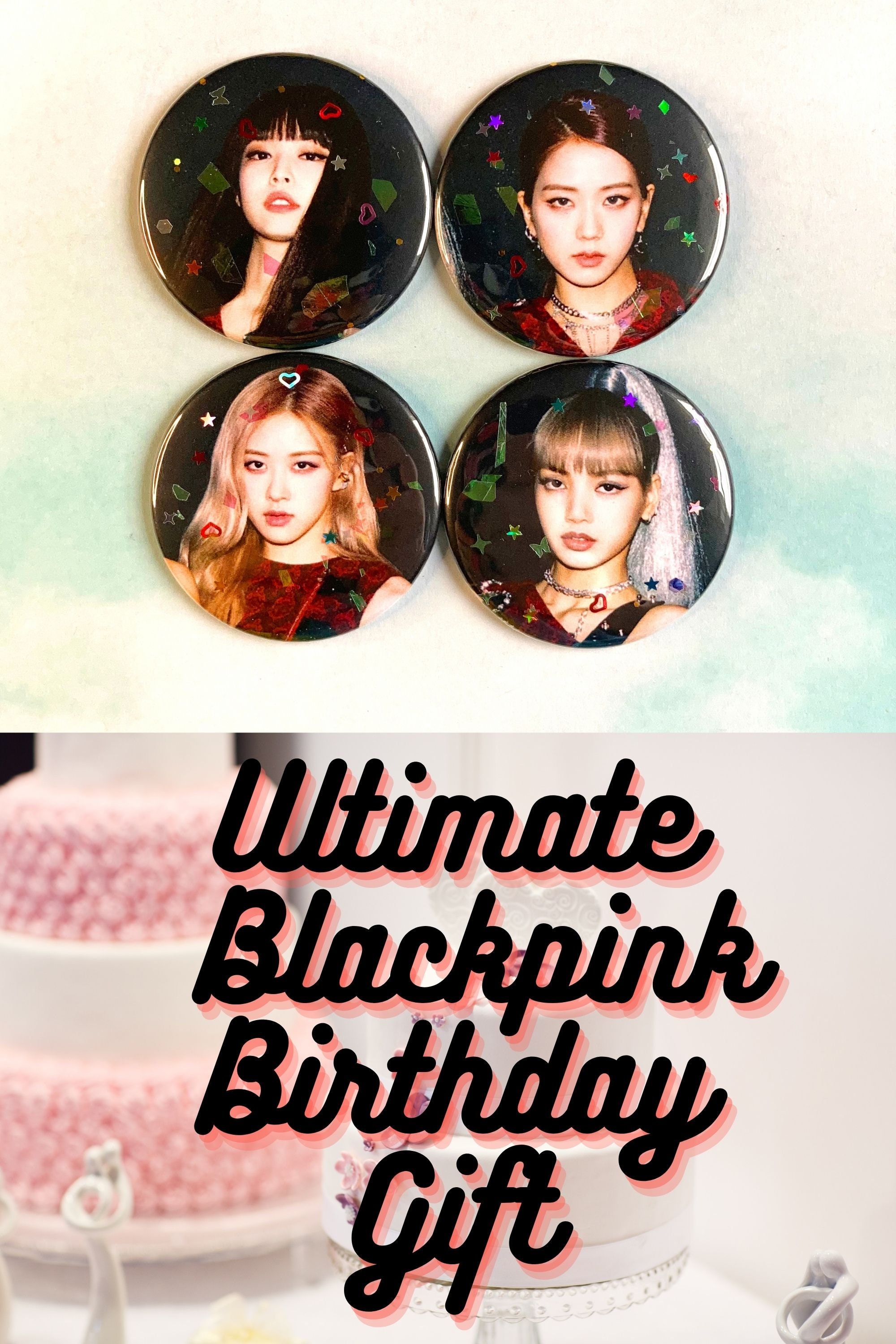 Kpop Blackpink Merch KPop Pins Positive Pins Blackpink | Etsy