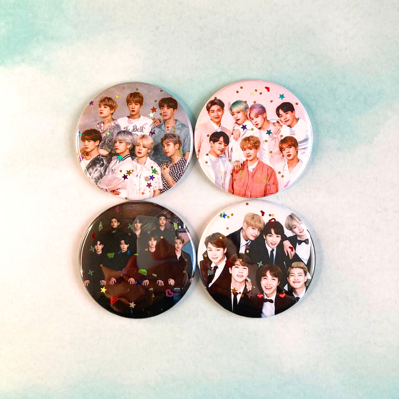 BTS Merch Kpop Pins BTS Pins Bangtan Boys Kpop Pinback - Etsy