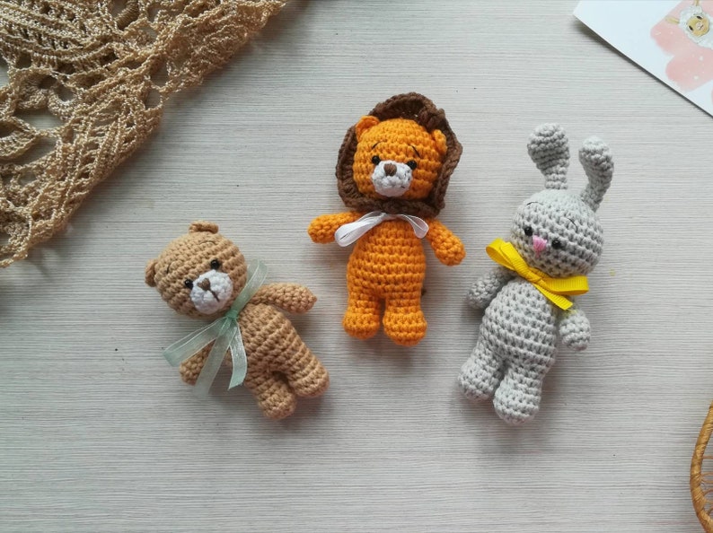 Crochet Pattern Zoo Animal Toys, Pattern Amigurumi Toy Bear, Tutorial ...