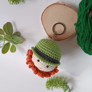 Crochet Pattern Keychain Leprechaun as Little Patrick Day Gift, Easy ...