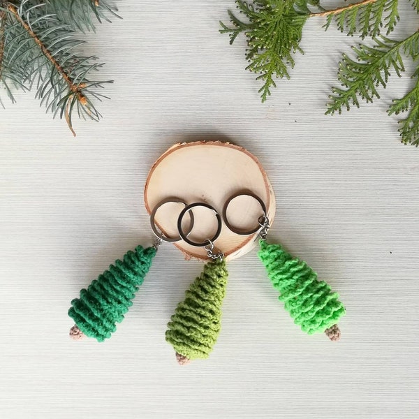 Tree Keychain - Etsy