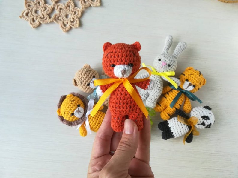 Crochet Pattern Zoo Animal Toys Set, Amigurumi Pattern Little Bunny ...