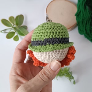 Crochet Pattern Keychain Leprechaun as Little Patrick Day Gift, Easy ...