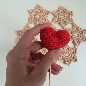 Crochet Pattern Little Heart, English PDF Instruction Crochet Heart as ...