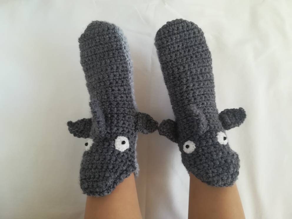Animal Home Slippers as Fun Christmas Gifts, Socks Eating Your Feet as ...