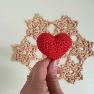 Crochet Pattern Little Heart, English PDF Instruction Crochet Heart as ...