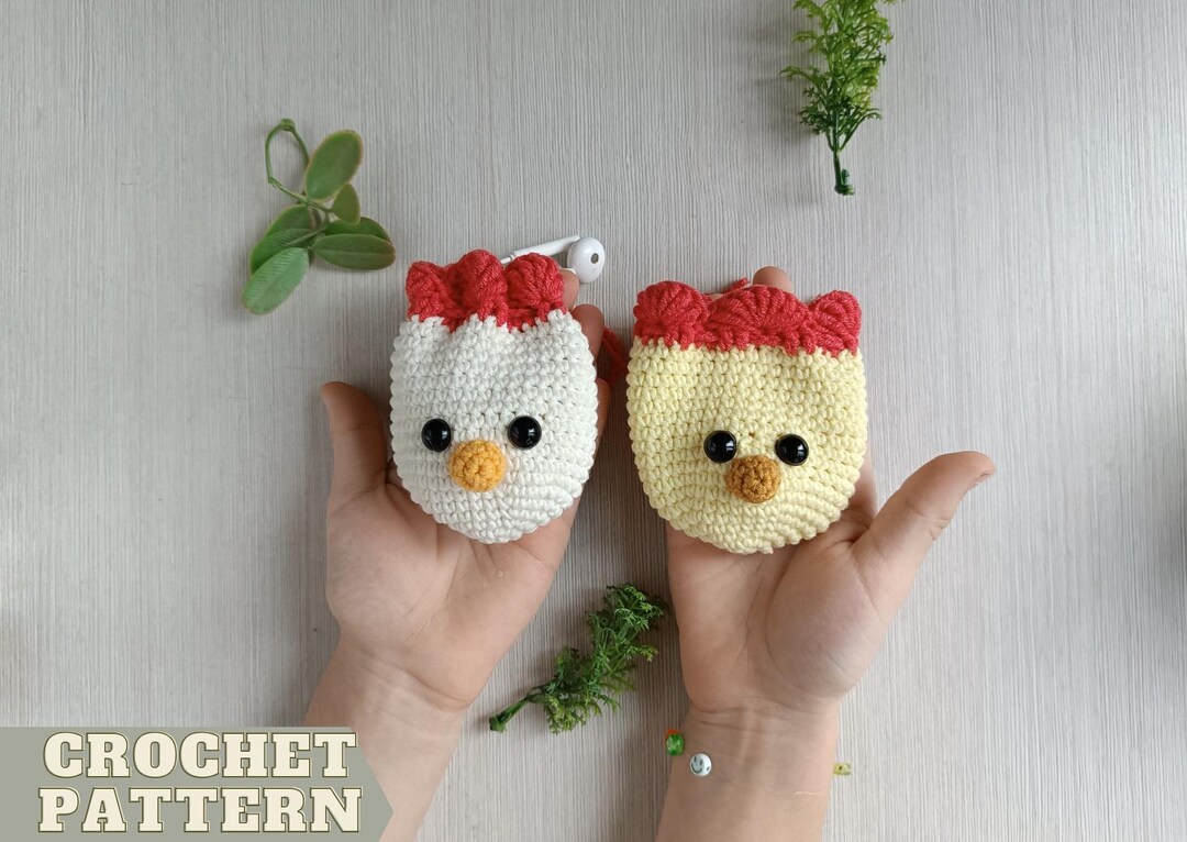 Crochet Pattern Little Chicken Bag as Easter Day Gift, Crochet Hen Tote ...