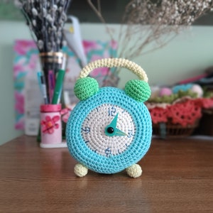 Crochet Pattern Alarm Clock as Educational Toy for Kids, Amigurumi ...