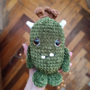 Low-sewing Crochet Pattern Cute Monster as Halloween Gift Idea, Easy to ...