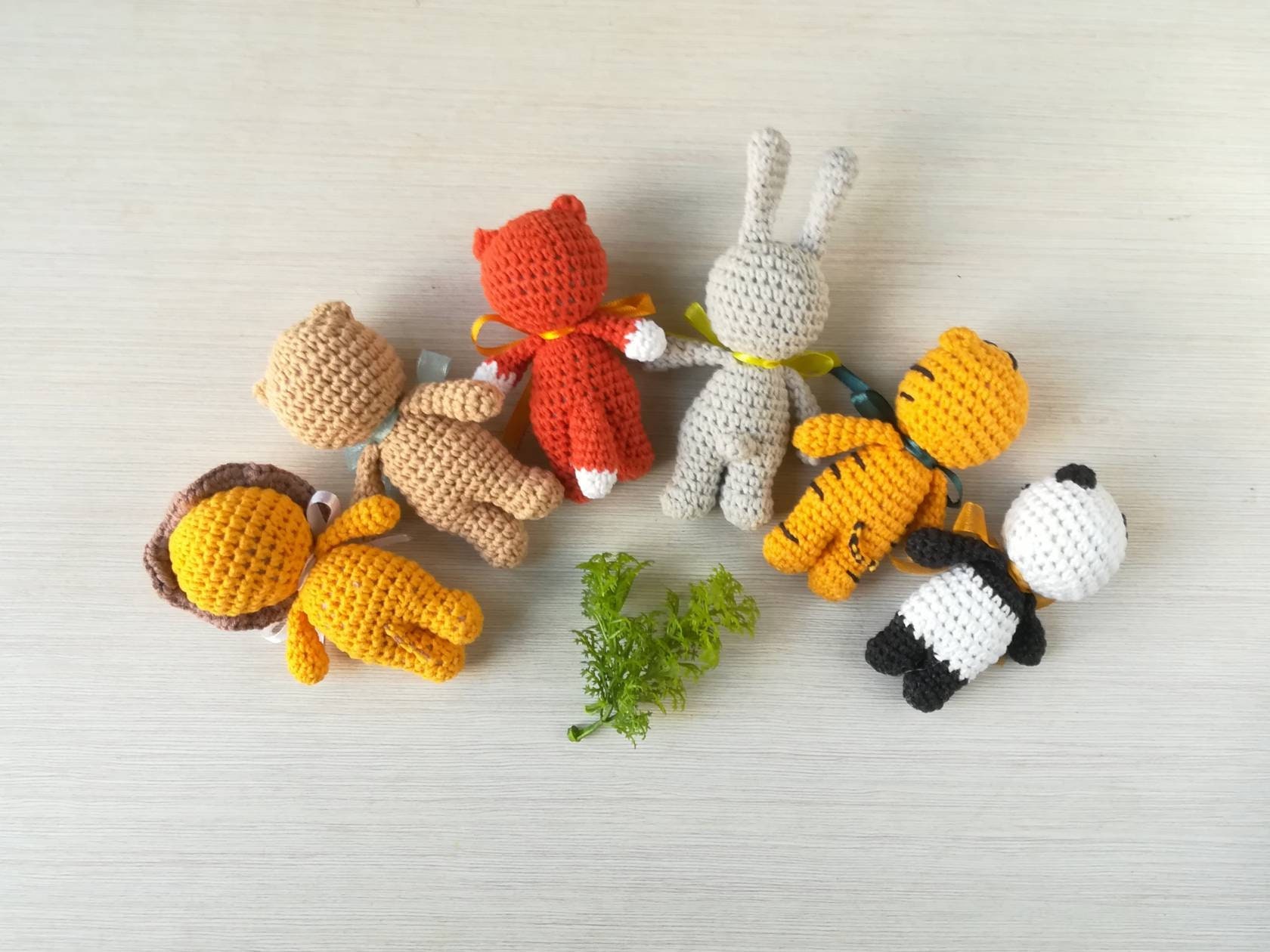 Crochet Pattern Zoo Animal Toys Set, Amigurumi Pattern Little Bunny ...