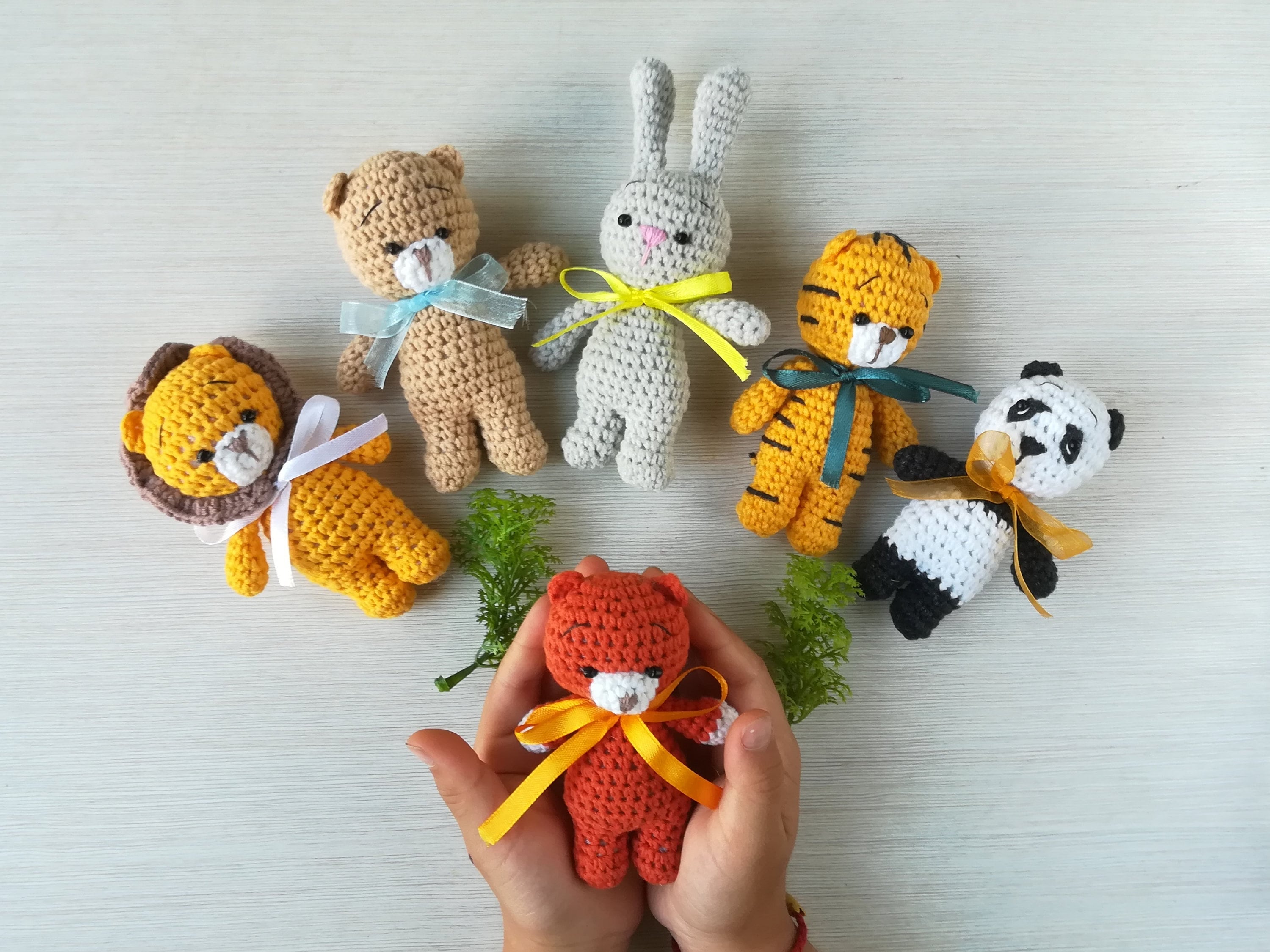 Crochet Pattern Zoo Animal Toys Set Amigurumi Pattern Little - Etsy