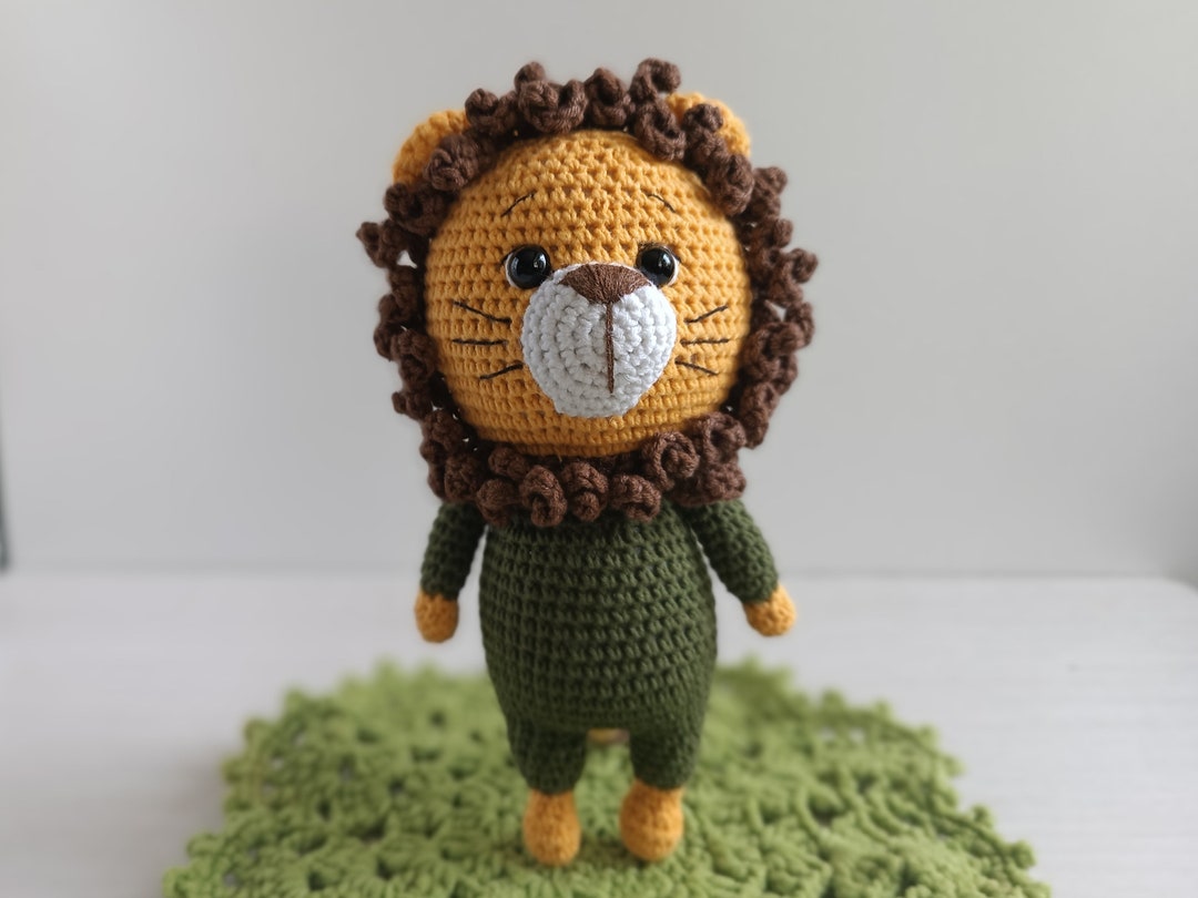 Crochet Pattern Lion as Amigurumi Toy Crochet Safari Animals - Etsy