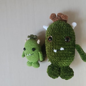 Low-sewing Crochet Pattern Cute Monster as Halloween Gift Idea, Easy to ...