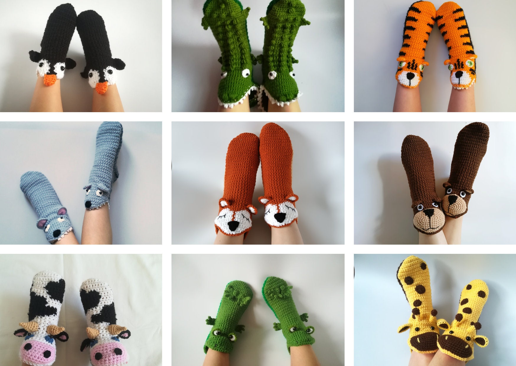 Animal Home Slippers as Fun Kids Gifts, Socks Eating Your Feet as ...
