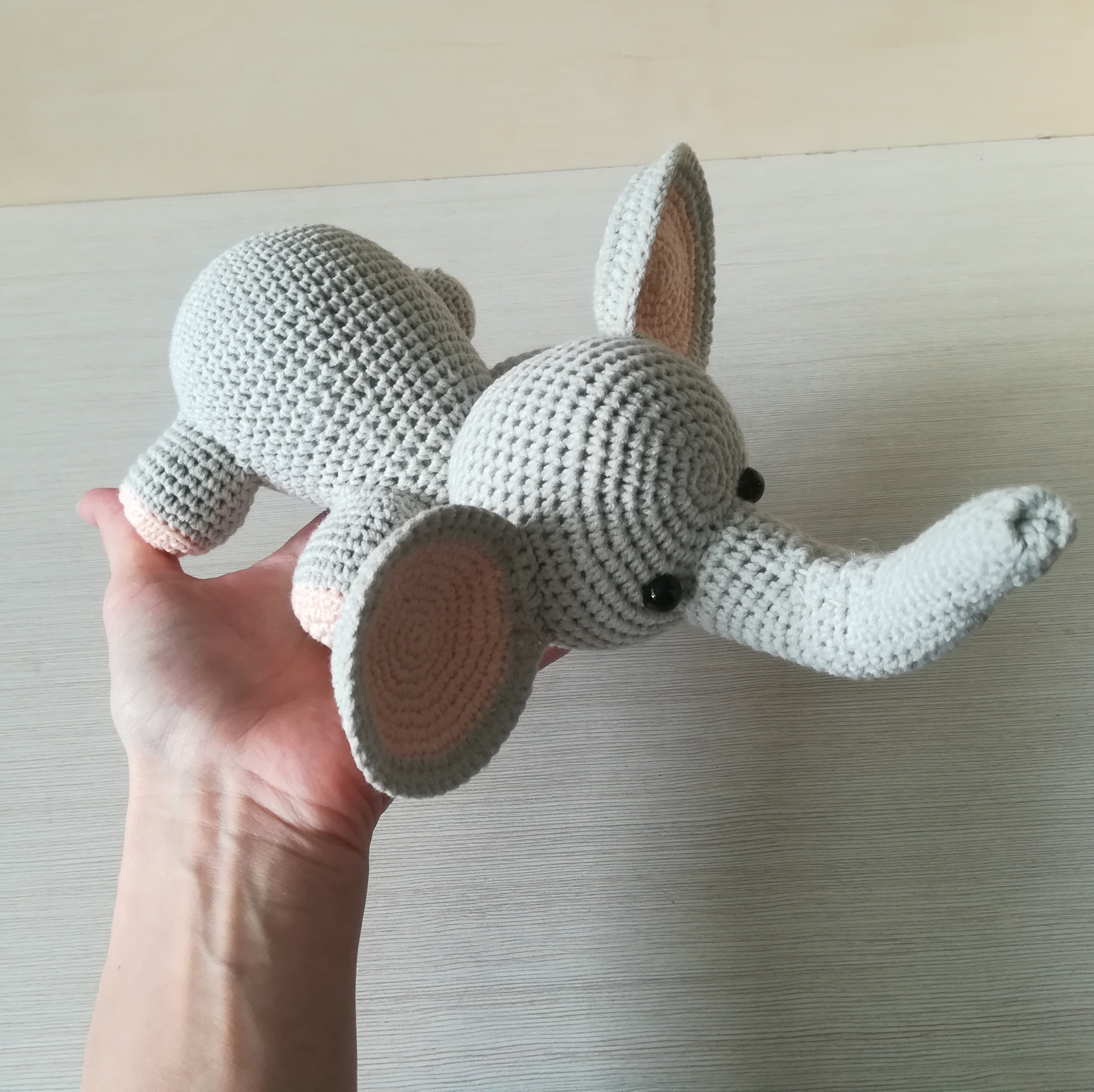 Crochet Pattern Toy Elephant English PDF Instruction | Etsy
