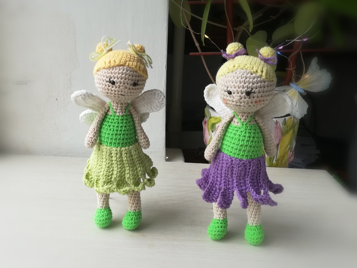 Pattern Crochet Fairy Doll Amigurumi PDF Tutorial Fairytale | Etsy