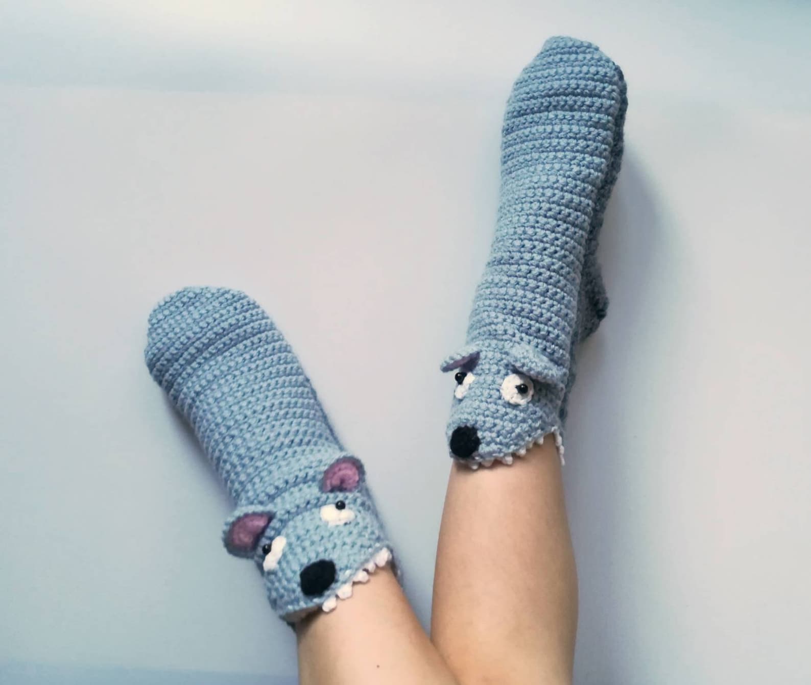 Animal Home Slippers as Fun Kids Gifts, Socks Eating Your Feet as ...