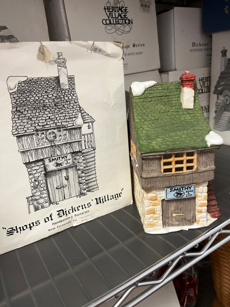 Dept 56 Dickens Building 1984 Smity Bean & Son - Etsy