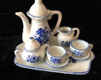 Blue Tea Set | Etsy