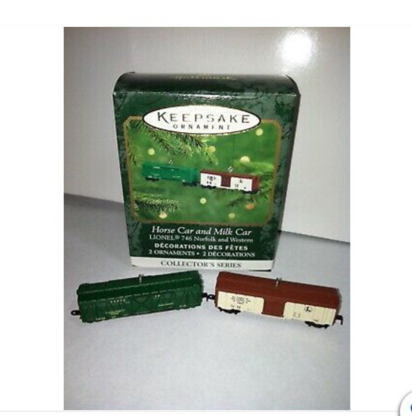 Hallmark Miniature Train Ornaments. - Etsy