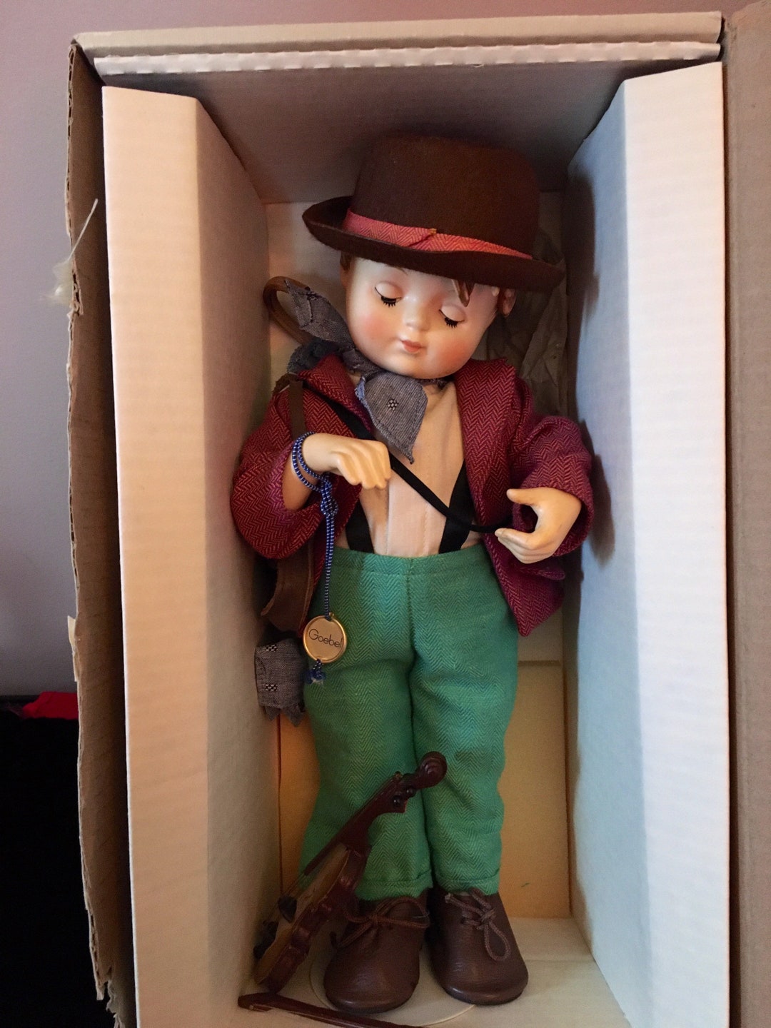 Goebel the M.I. Hummel Doll Little Fiddler. 1989 Goebel Made in W ...