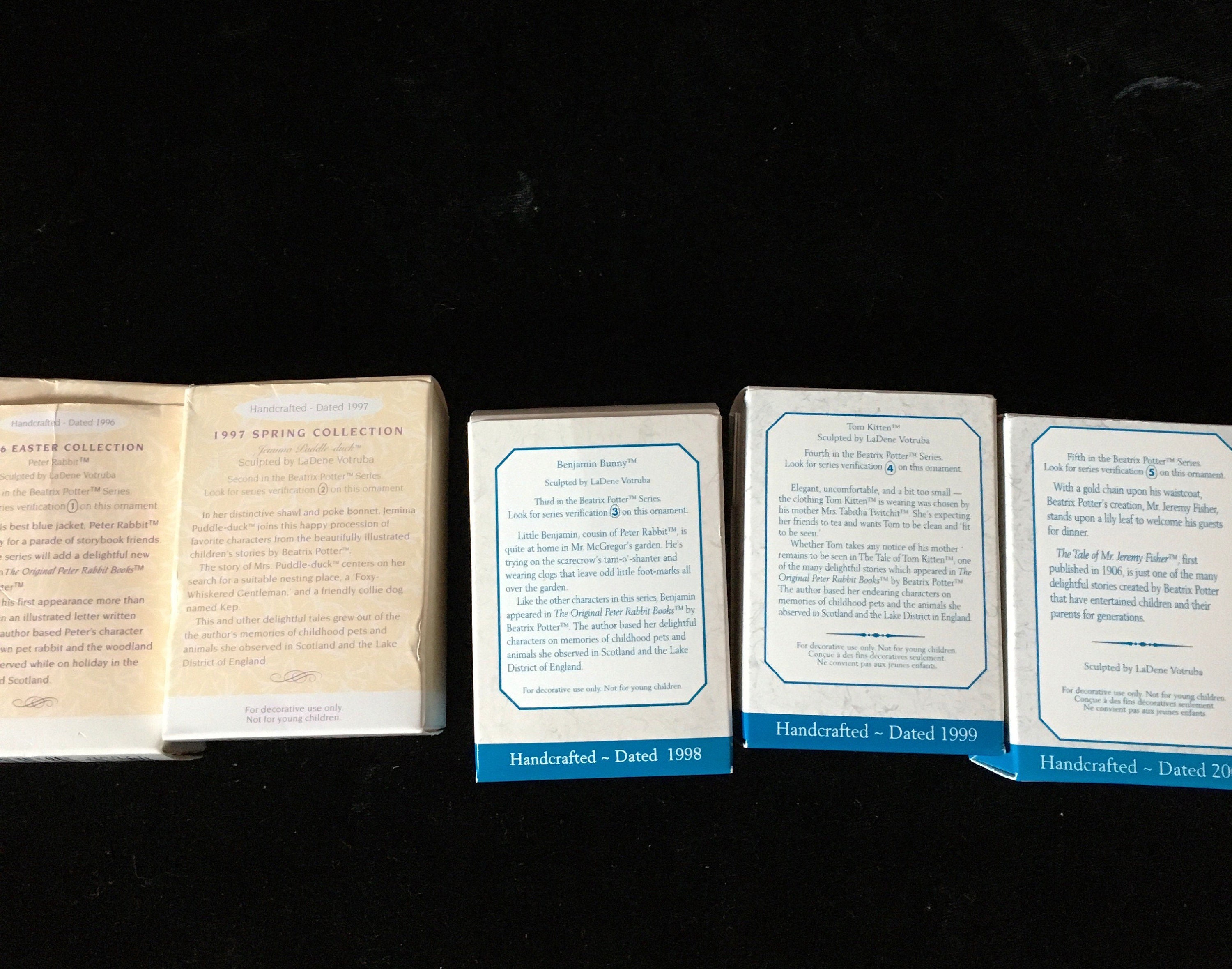 Hallmark Beatrix Potter Easter Ornament Series Peter Rabbit. - Etsy