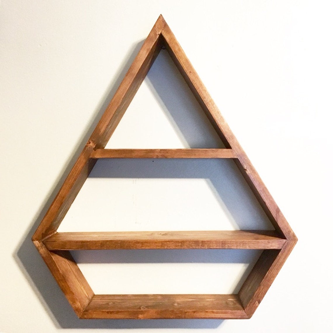 Two Tiered Diamond Display Shelf - Etsy