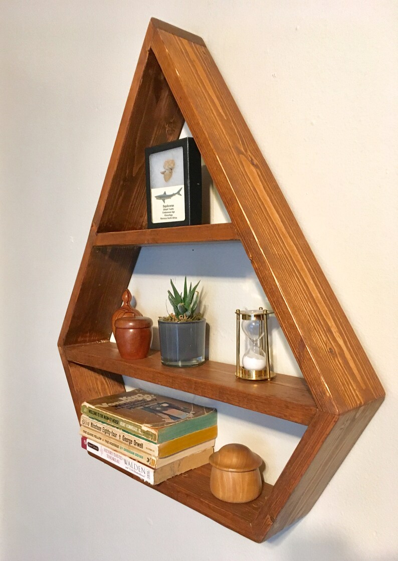 Two Tiered Diamond Display Shelf - Etsy