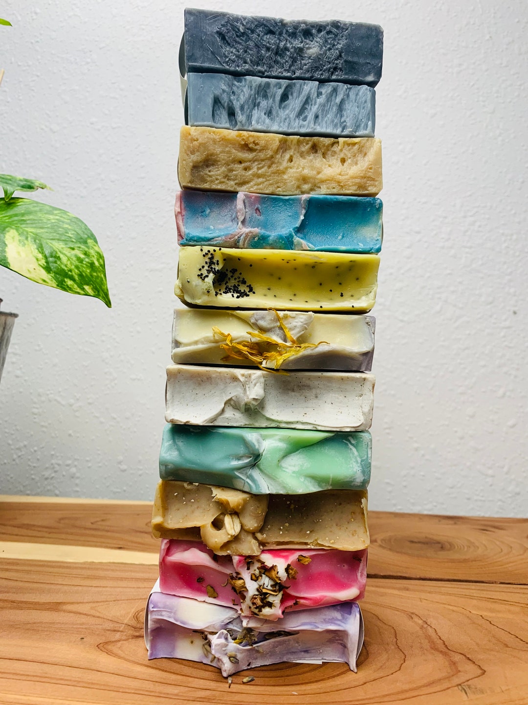 Wholesale Handmade Soap Bars / Palm Oil Free / Bulk /10 Bars or 20 Bars or 30 Bars or 40 / You ...